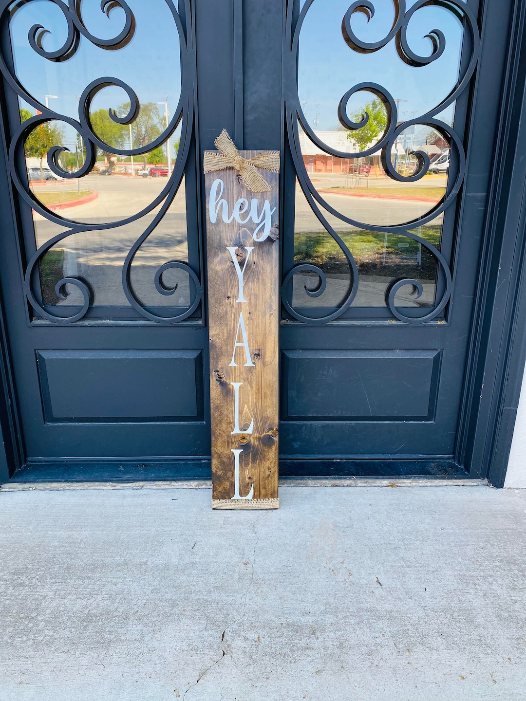 XL Available Front Porch WELCOME Sign, Vertical Wooden Sign, Modern ...