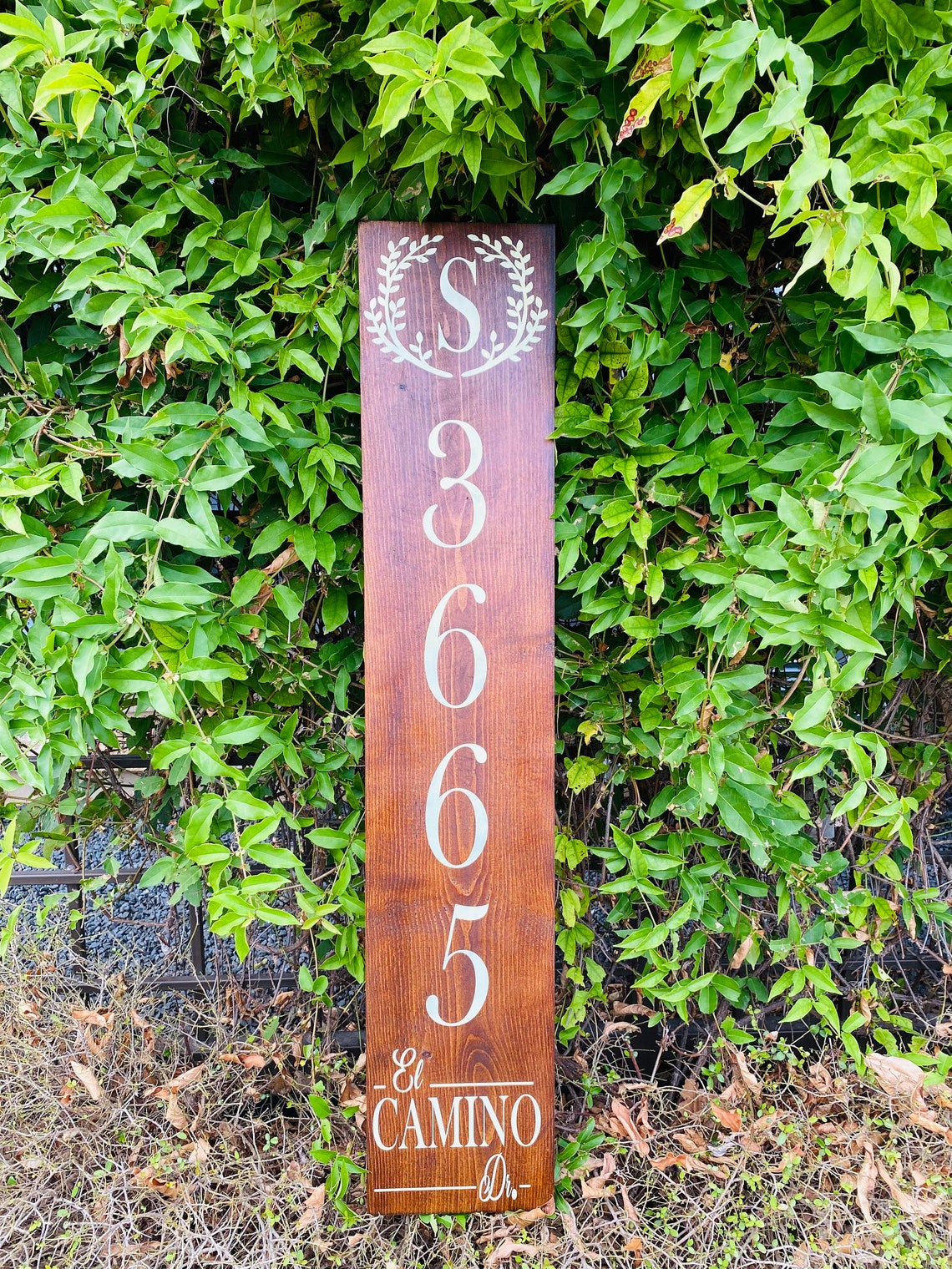 Address Porch Sign Modern Wood Sign Customizable Last Name | Etsy