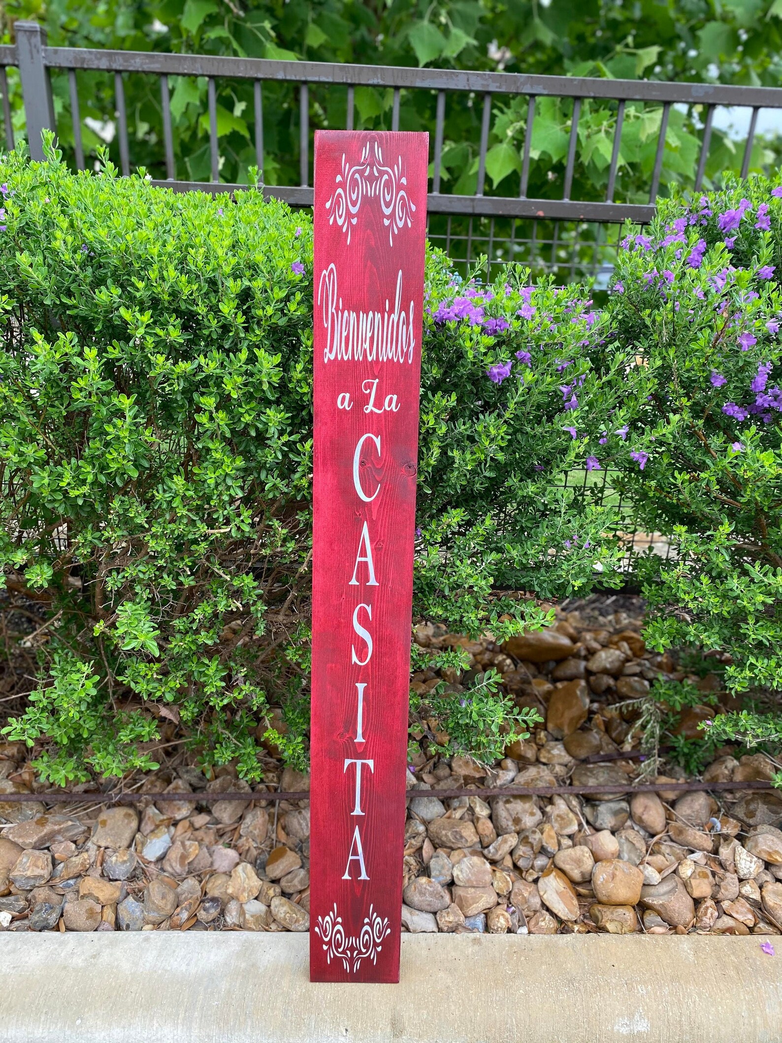 Bienvenidos Welcome Sign Spanish Welcome Sign Porch - Etsy