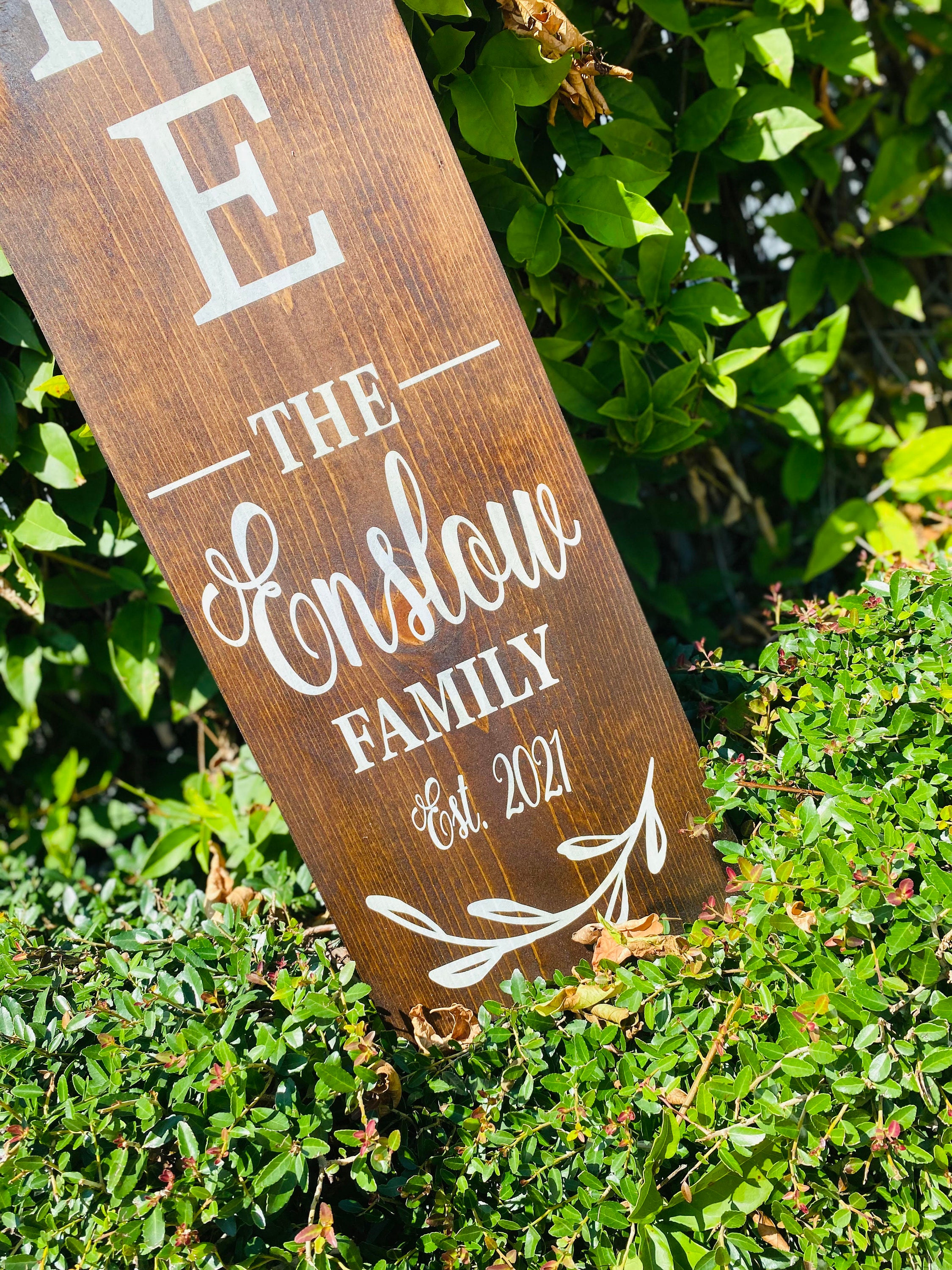 XL Available Welcome Sign, Welcome Sign for Front Porch, Vertical Wood ...