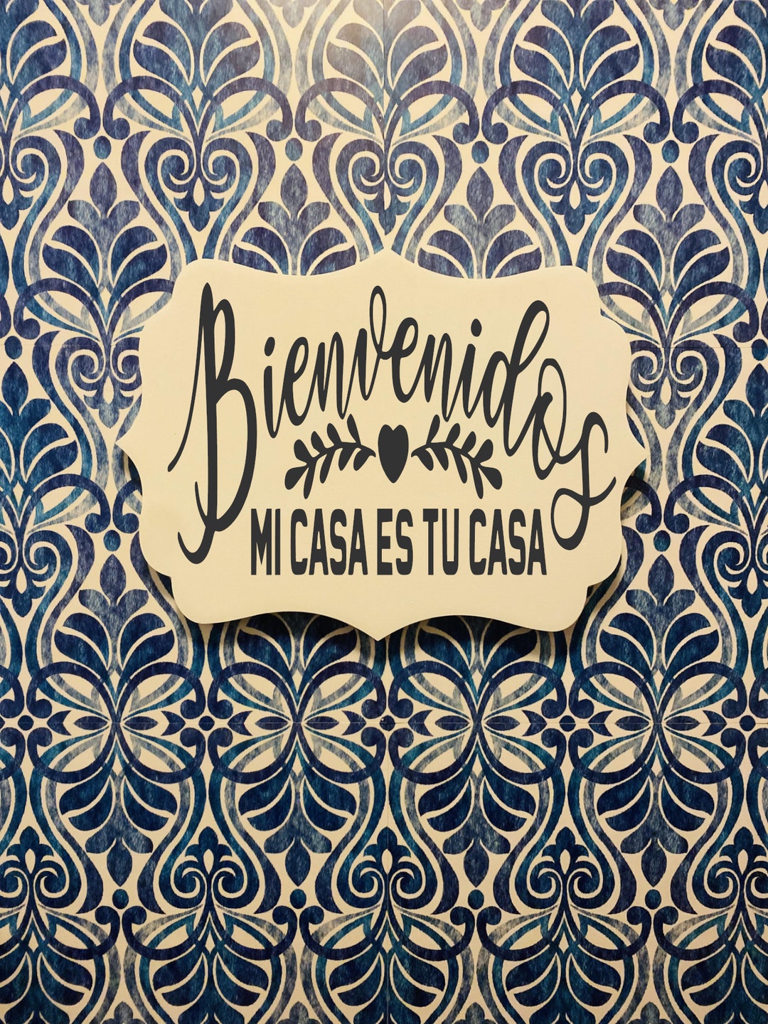 Español Gifts, Bienvenidos , Rustic Welcome in Spanish, Custom Sign ...