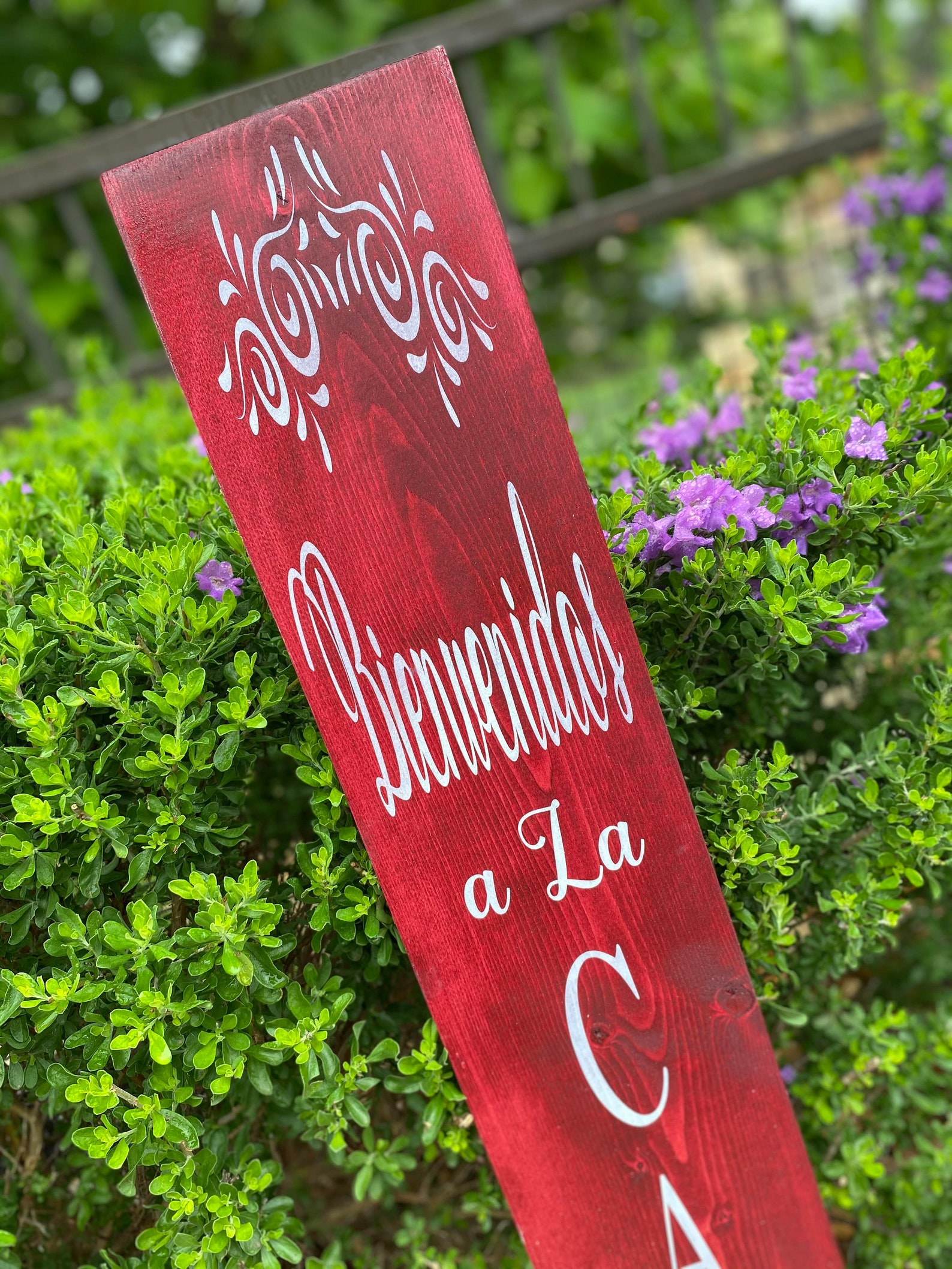 Bienvenidos Welcome Sign Spanish Welcome Sign Porch - Etsy