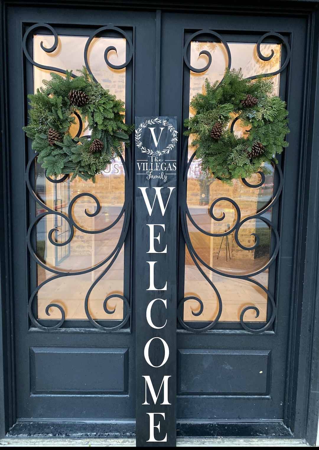 XL Available Welcome Sign, Welcome Sign for Front Porch, Vertical Wood ...