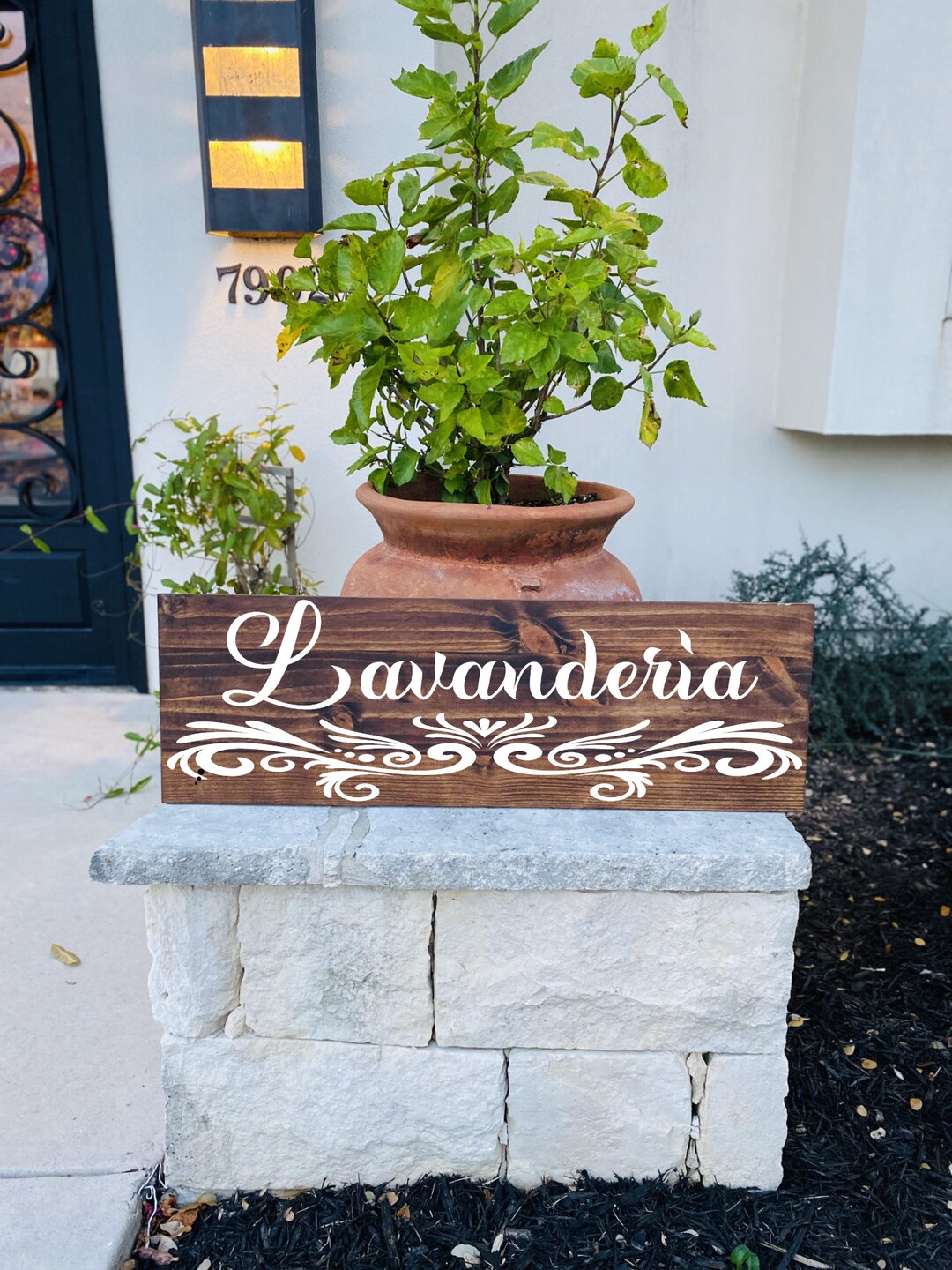 Elegante Lavanderia Wood Sign, Free Shipping, Spanish Wood Sign ...
