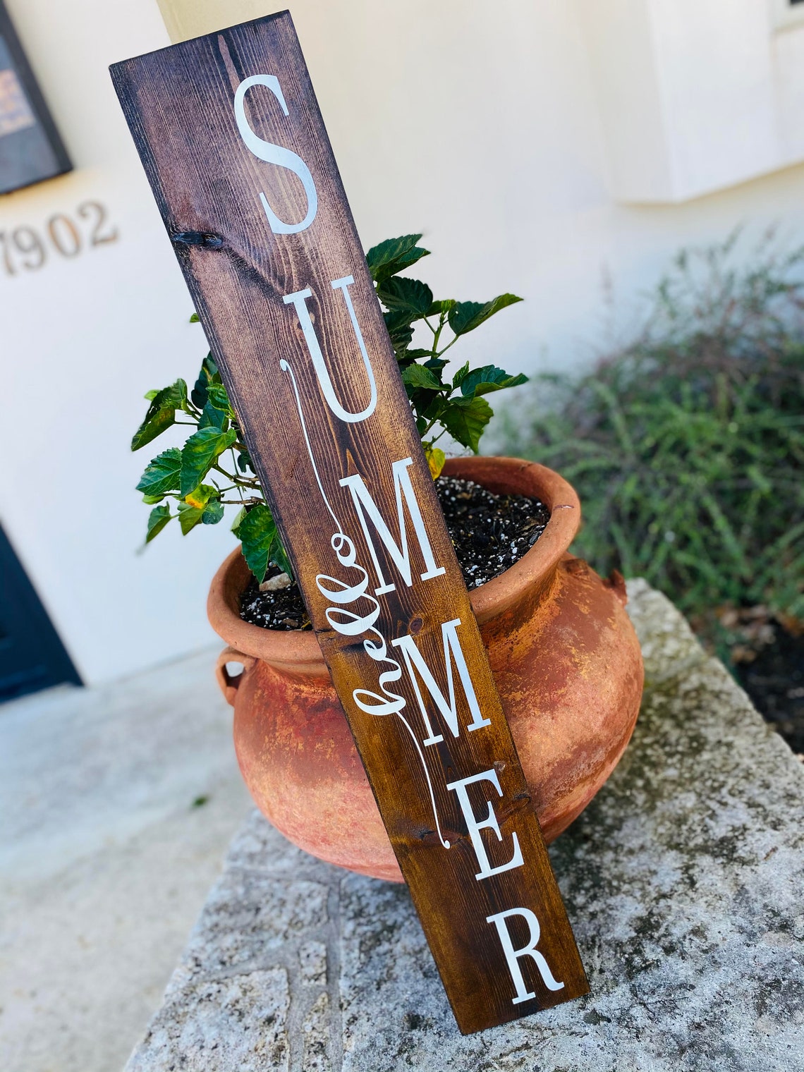 Summer Welcome Sign Spring Sign Modern Farmhouse Porch Sign - Etsy