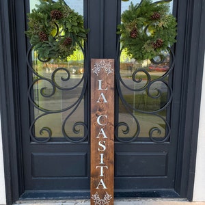 Bienvenidos Welcome Sign - Spanish Welcome Sign - Porch Leanerfront ...