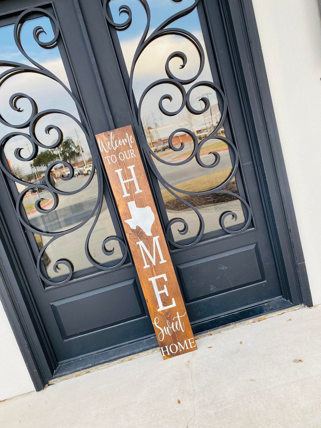 XL Available Welcome Sign, Welcome Sign for Front Porch, Vertical Wood ...