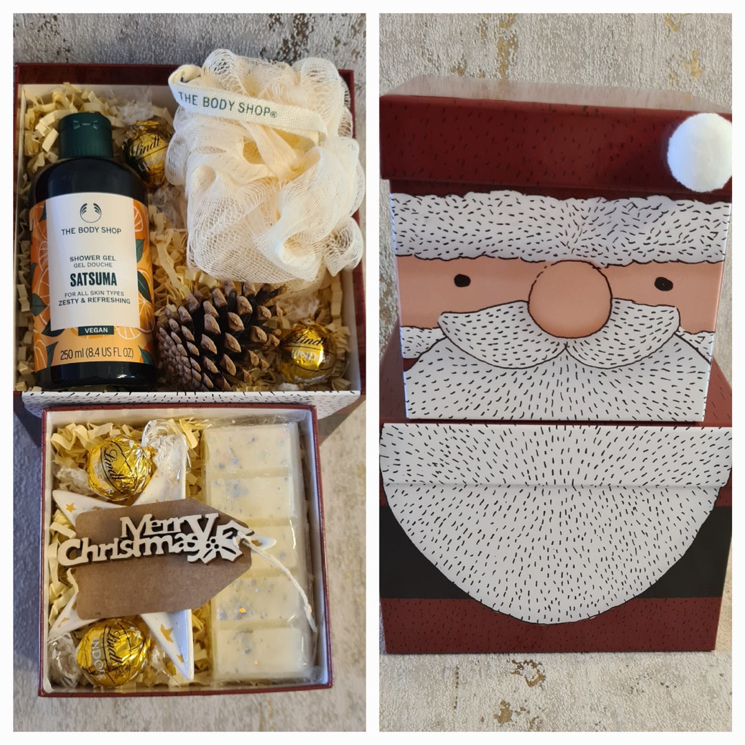 Stackable Gift Boxes Santa the Body Shop Satsuma Christmas - Etsy