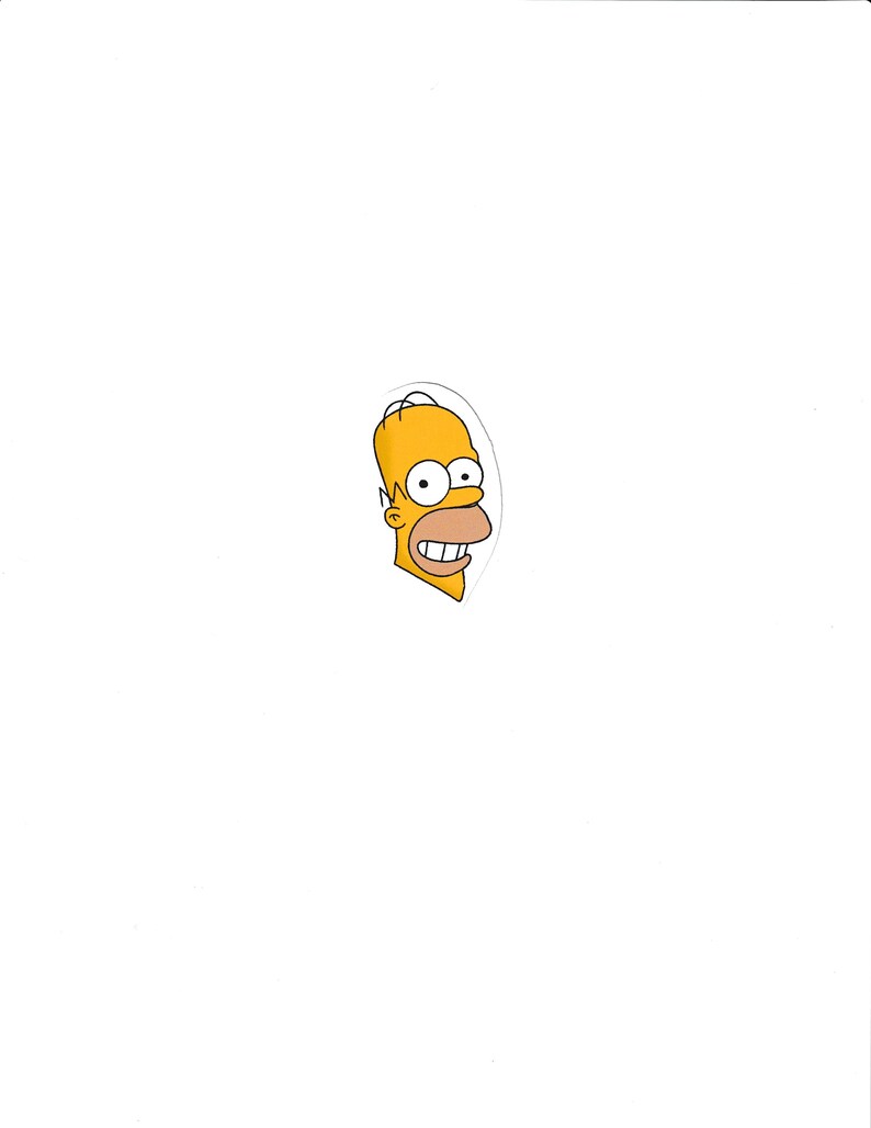 The Simpsons Sticker Set - Etsy