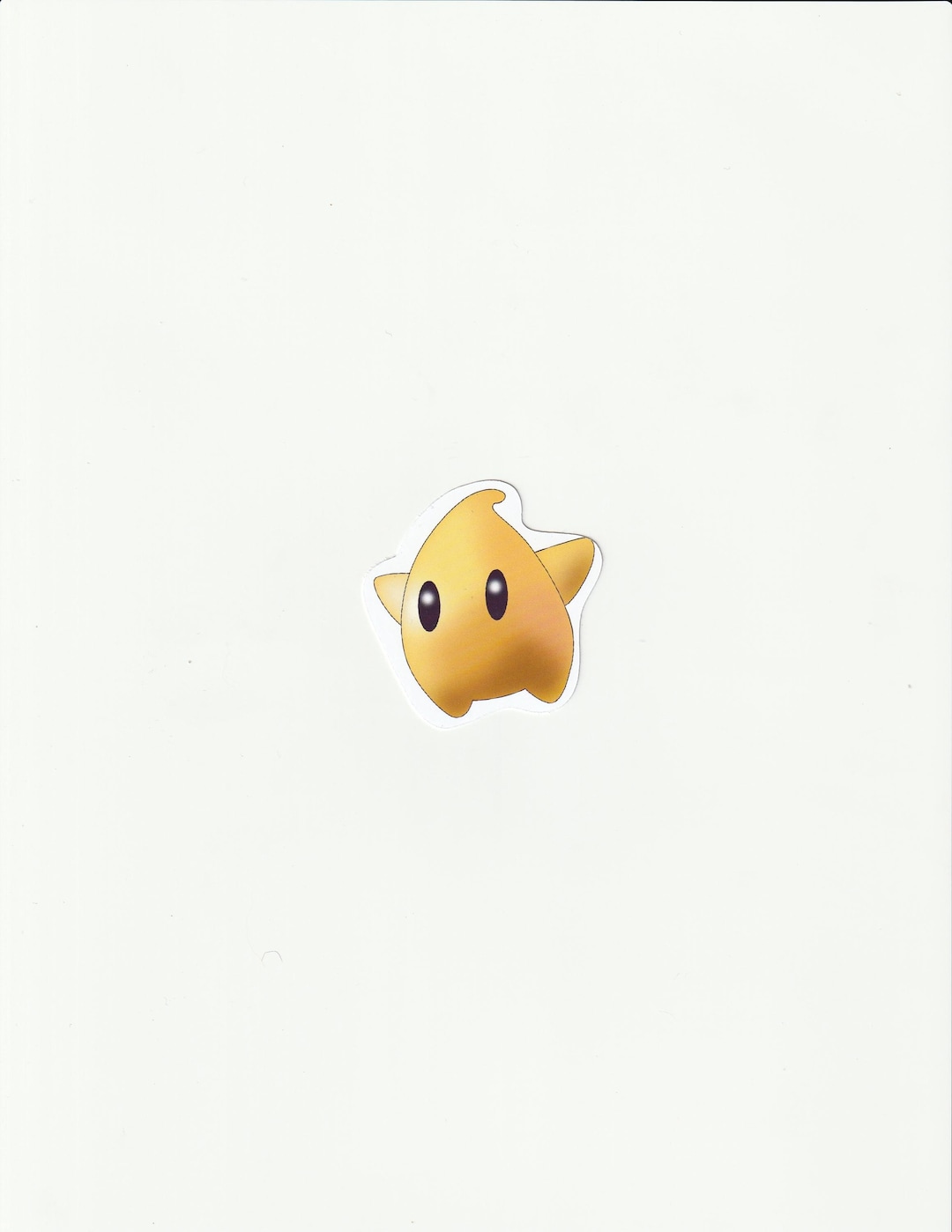 Super Mario Galaxy Luma Sticker - Etsy