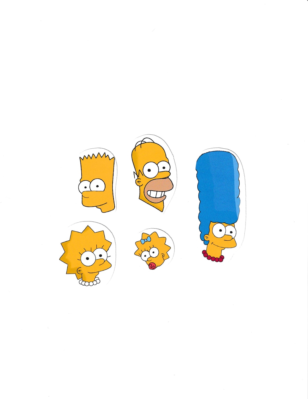 The Simpsons Sticker Set - Etsy