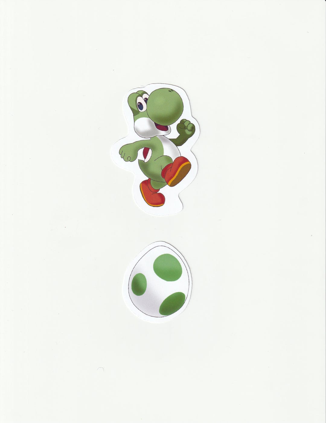 Super Mario Yoshi Sticker Set - Etsy