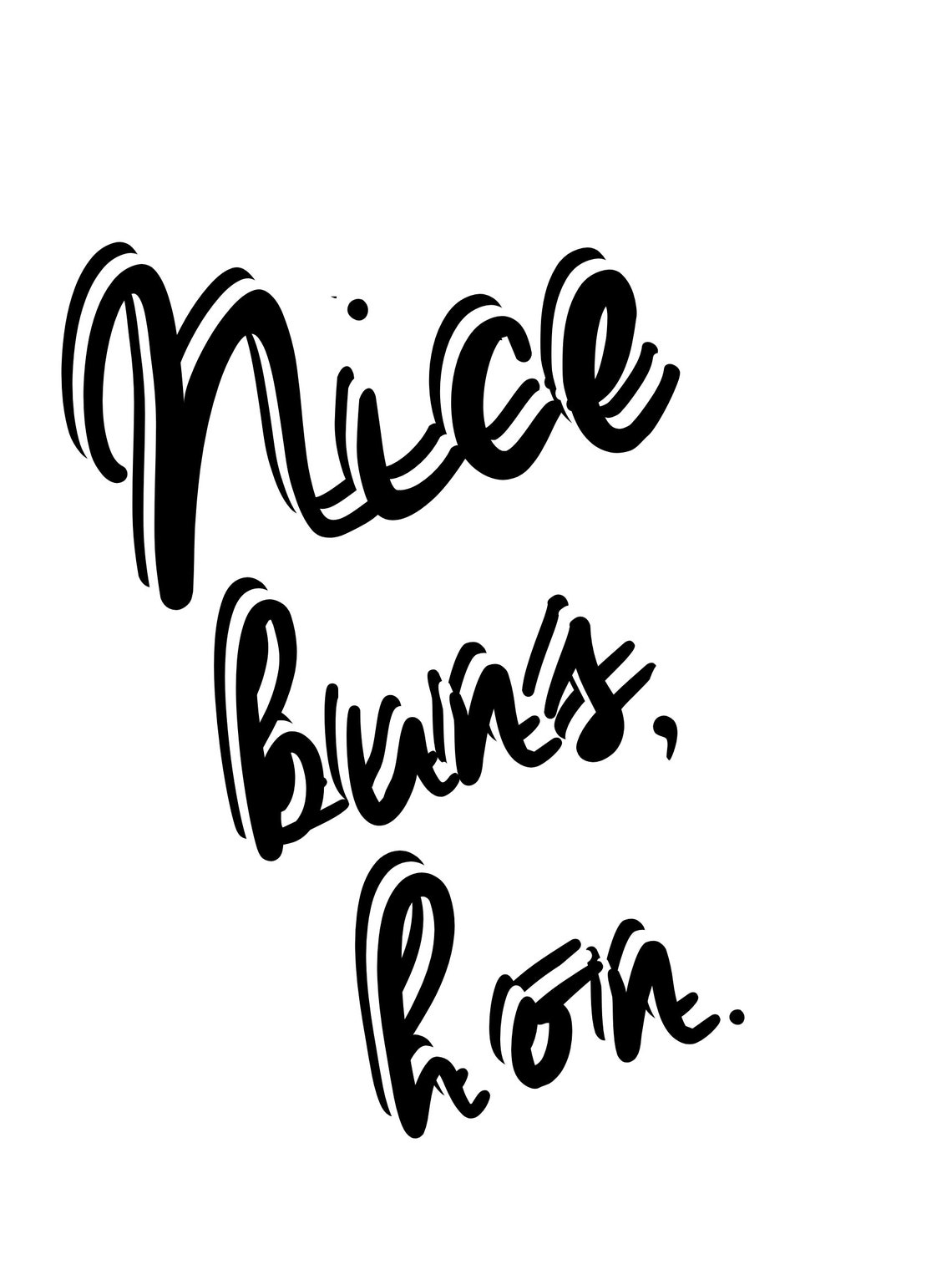 Nice Buns, Hon, Digital Art Print, Instant Digital Download, INSTANT ...