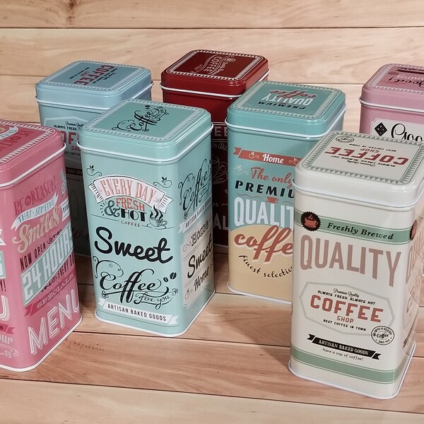 Coffee Tea Tin - Etsy