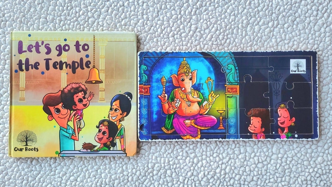 Indian Gift Set for Kids Book Puzzle Perfect for Baby - Etsy