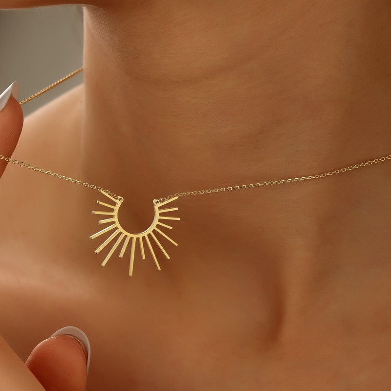Sun Pendant - Etsy