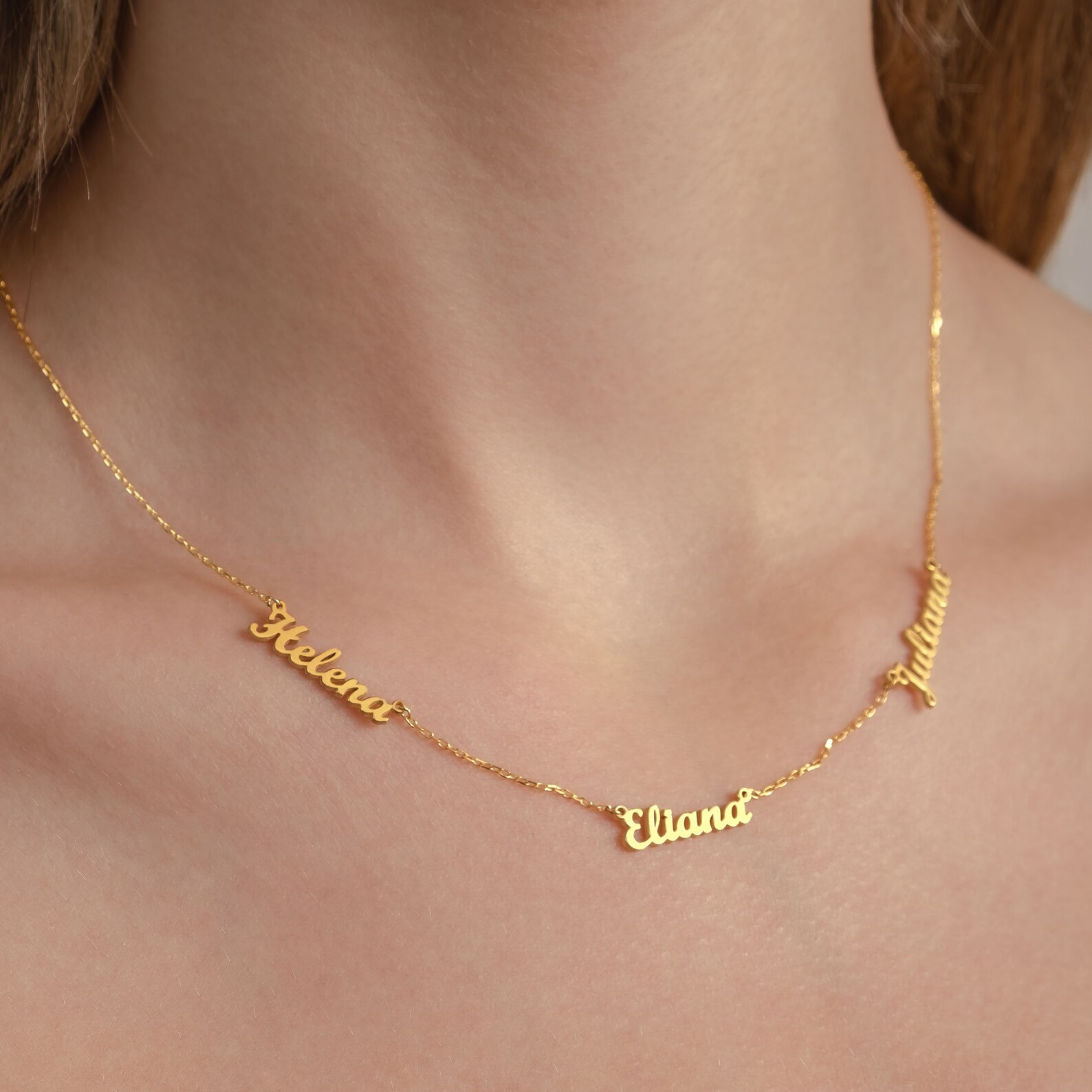 Multiple Name Necklace Name Necklace Kids Name Necklace | Etsy