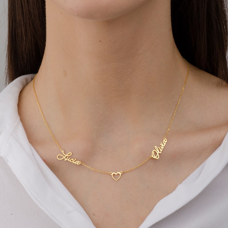 Kids Name Necklace - Etsy