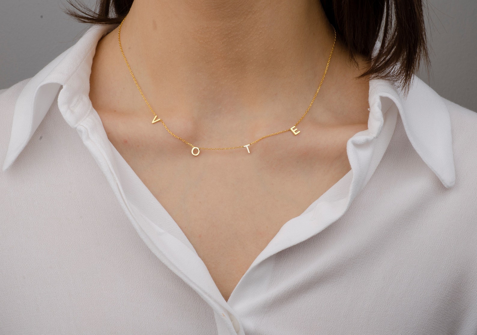 Personalized Name Necklace , Initial Necklace , Letter Necklace ...