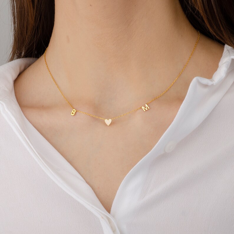 Personalized Name Necklace , Initial Necklace , Letter Necklace ...