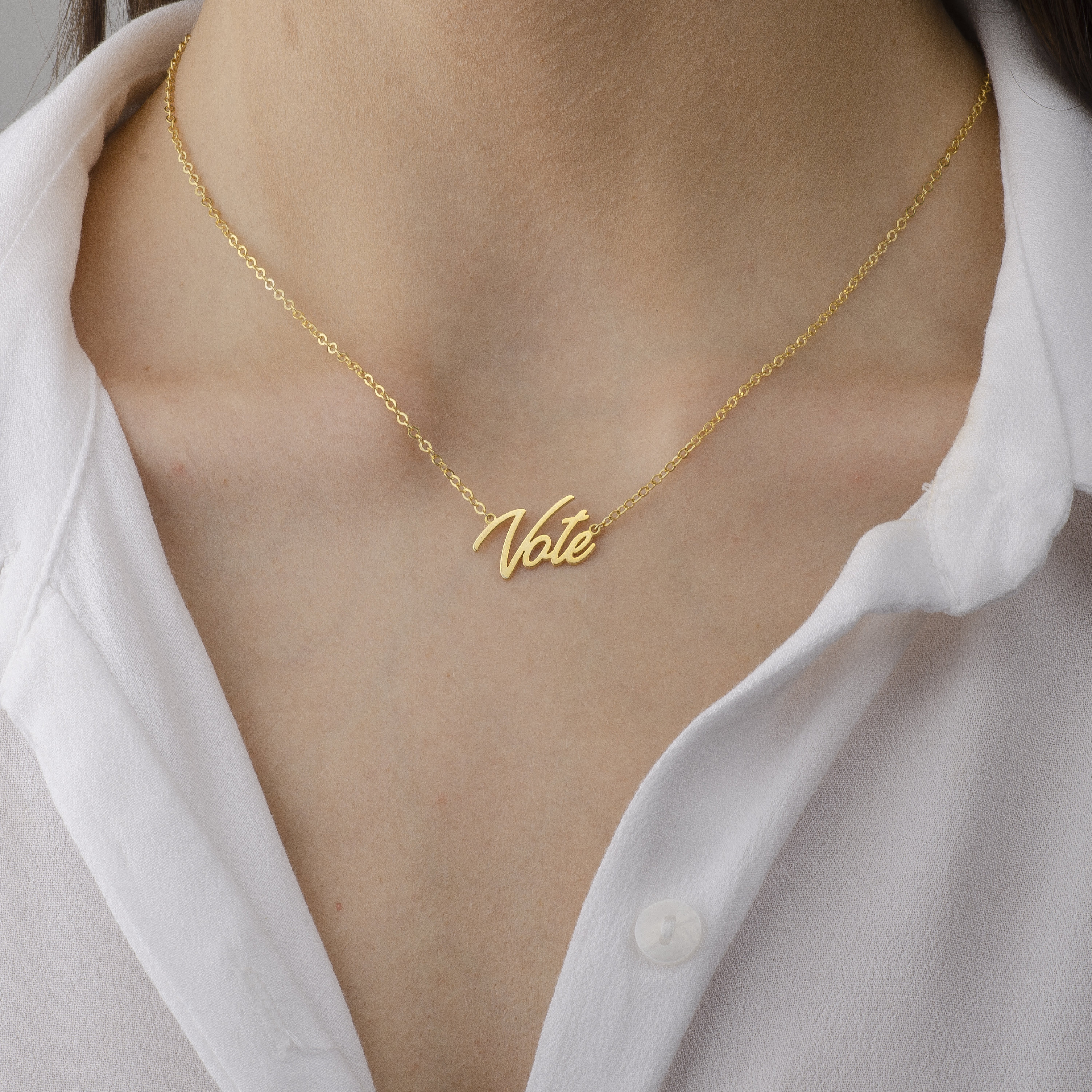 Sterling Silver Name Necklace Dainty Name Necklace - Etsy