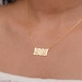 Year Necklace, Birth Year Necklace, Custom Date Necklace, Name and Date ...