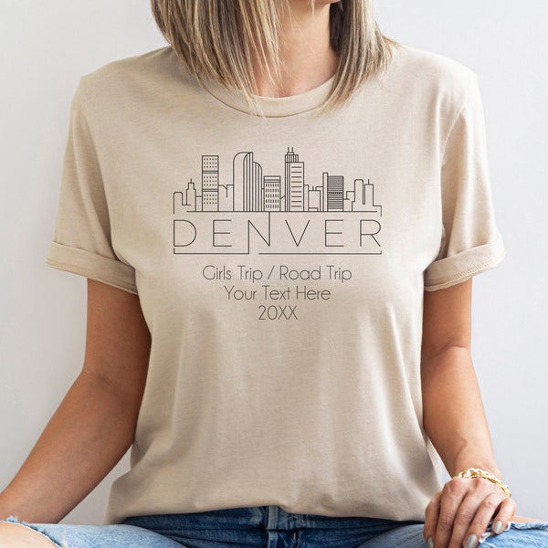 Denver Skyline - Etsy