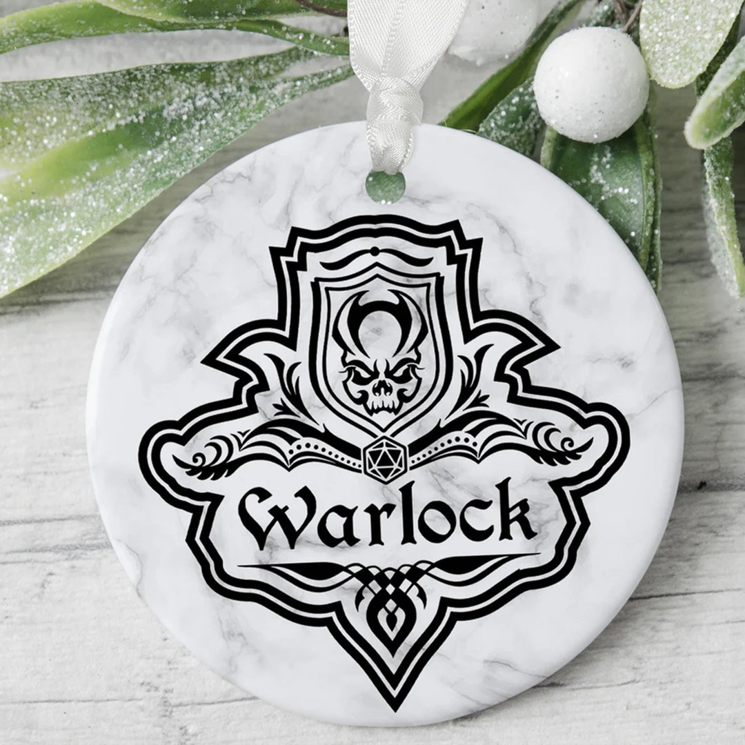 Dnd Warlock Dungeons and Dragons Ornament Role Playing Games - Etsy