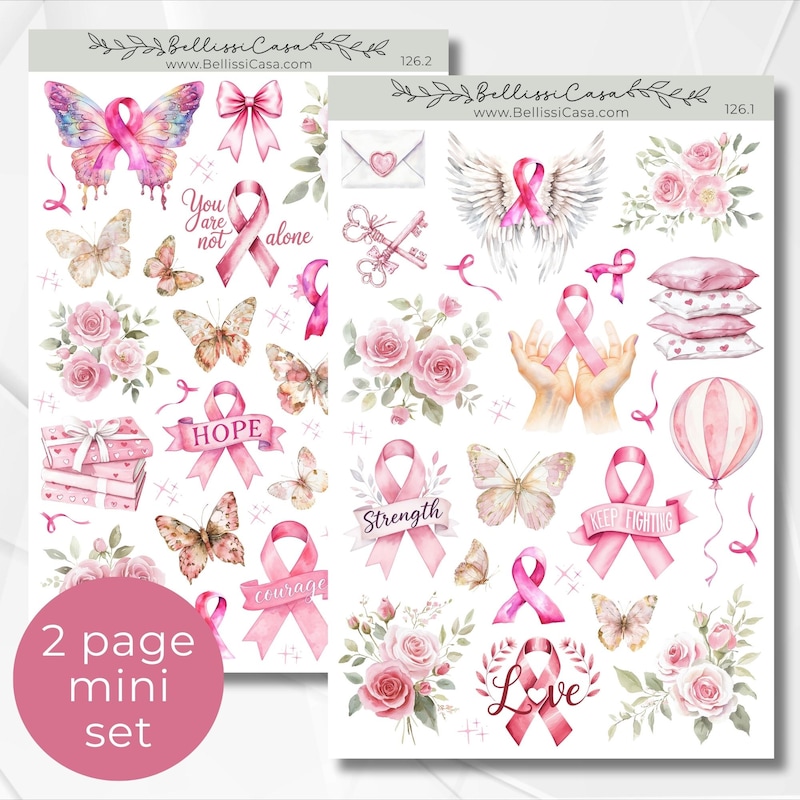 Breast Cancer Awareness Stickers - Etsy