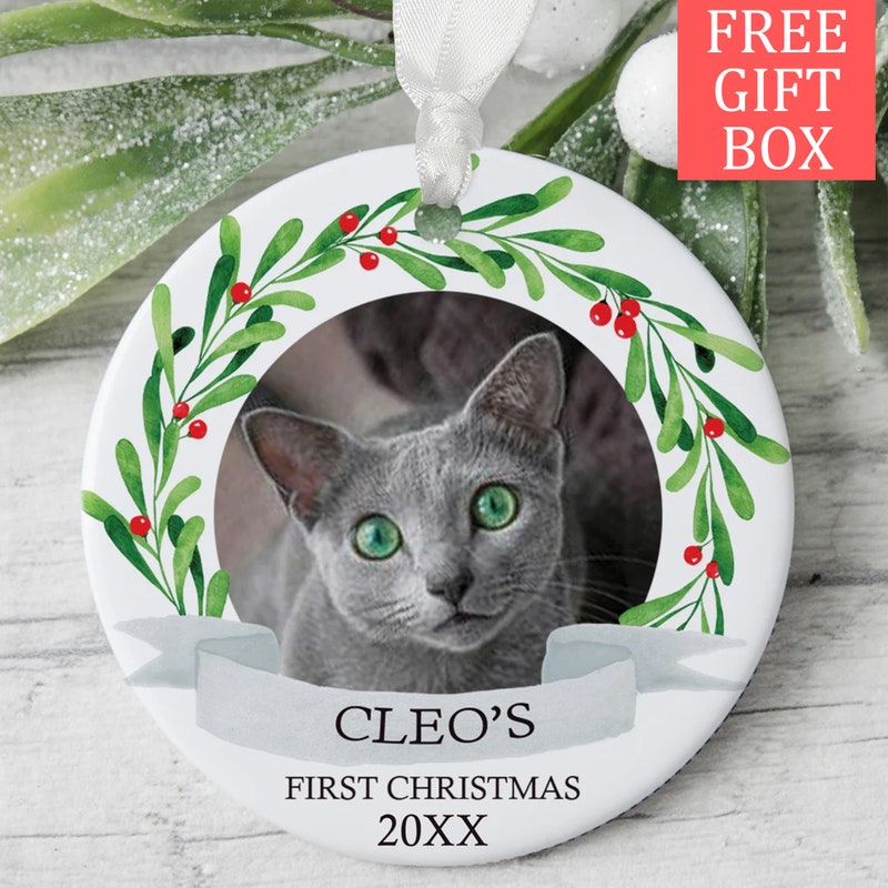 Custom Cat Ornament - Etsy