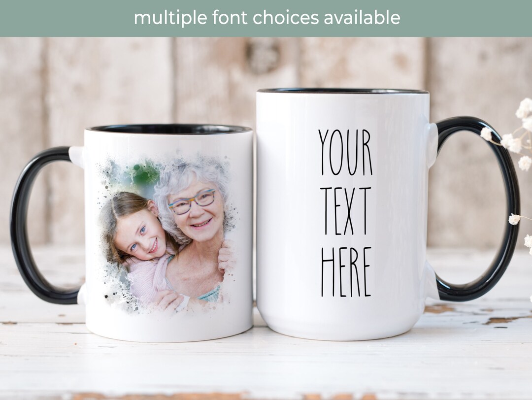 Custom Photo Mug Personalized Photo Picture Mug With Custom - Etsy