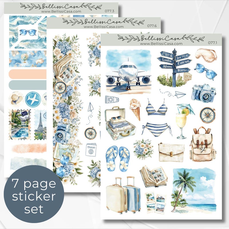 Travel Stickers - Etsy
