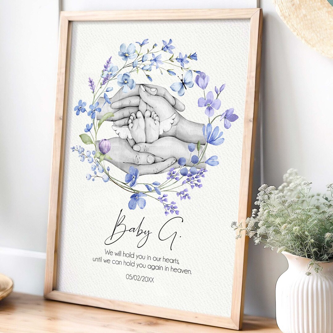 Personalized Miscarriage Gift, Custom Miscarriage Print Memorial Gift ...