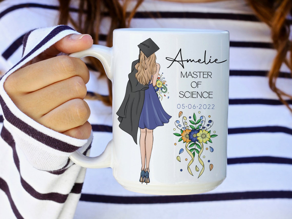 Masters Degree Graduation Gift for Her Custom Graduation | Etsy