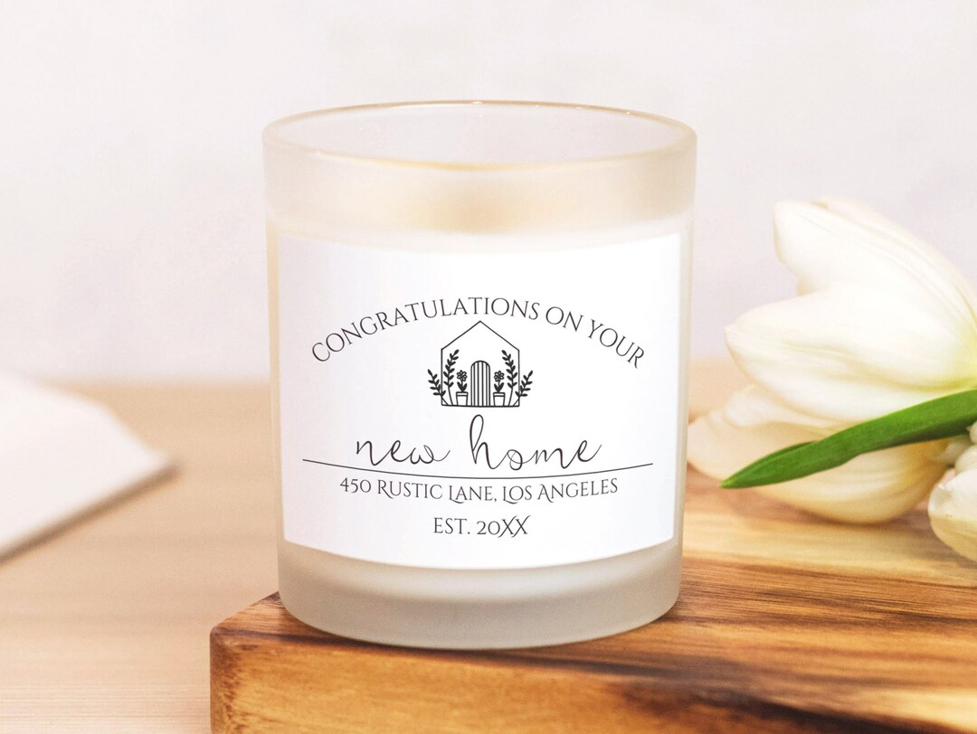 Personalized Our First Home Candle New Apartment Housewarming - Etsy