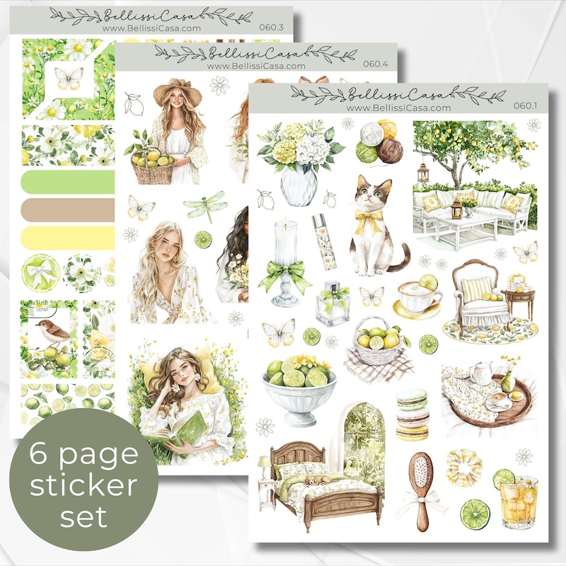 Bullet Journal Stickers Calendar - Etsy