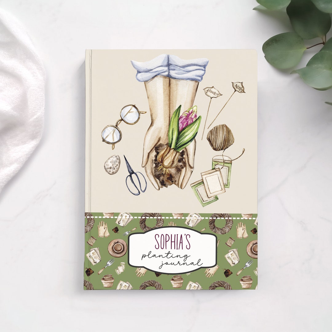 Personalized Garden Planner Notebook Nature Journal, Custom Planting ...