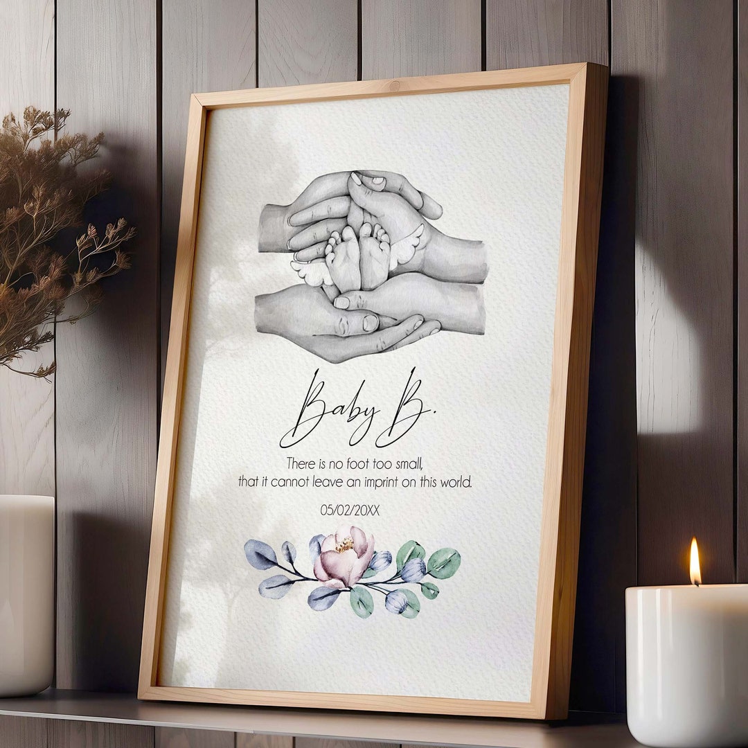 Custom Miscarriage Print Memorial Gift, Personalized Miscarriage Gift ...