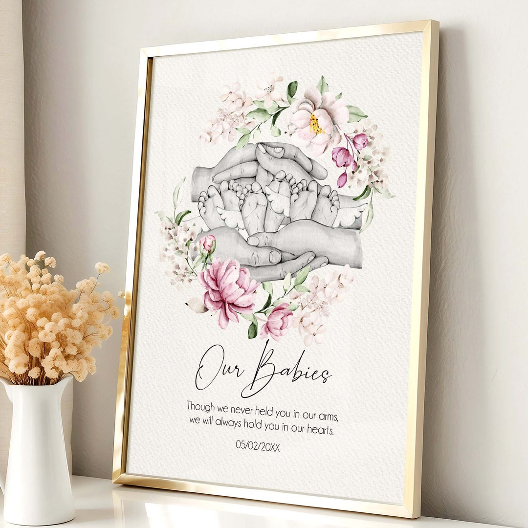 Personalized Miscarriage Gift, Custom Miscarriage Print Memorial Gift ...