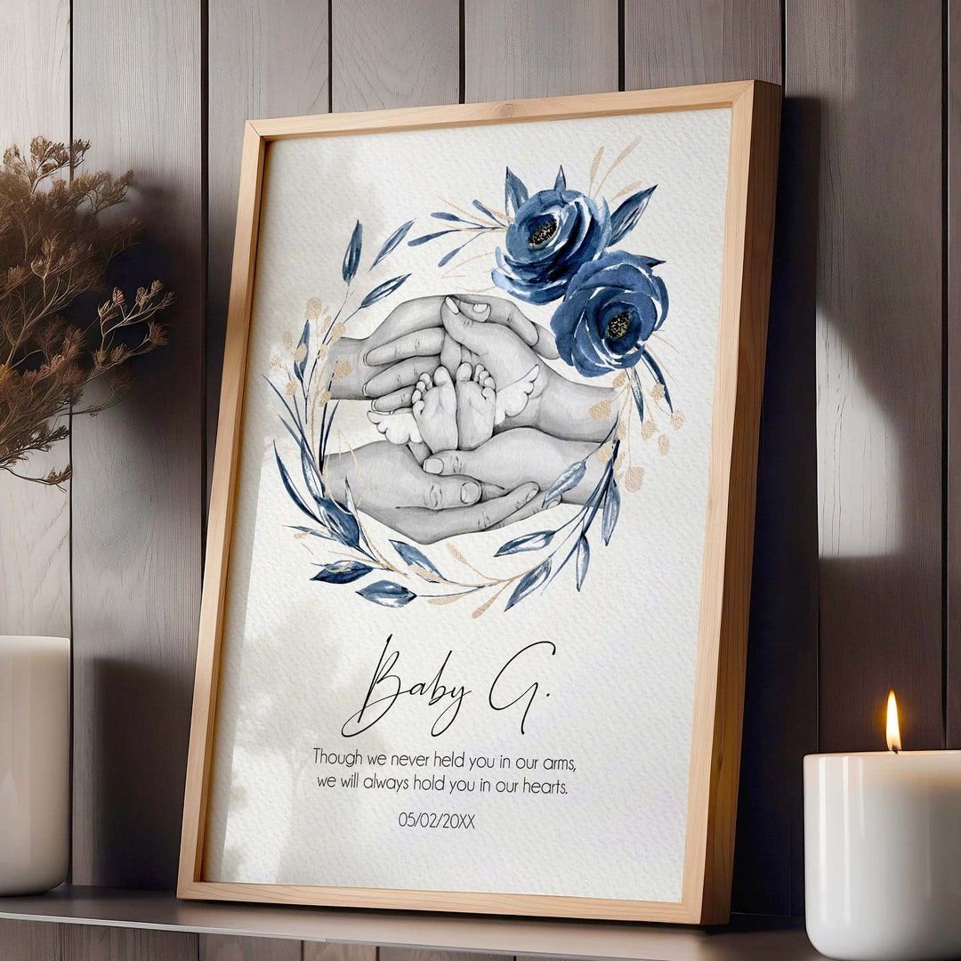 Personalized Miscarriage Gift, Custom Miscarriage Print Memorial Gift ...