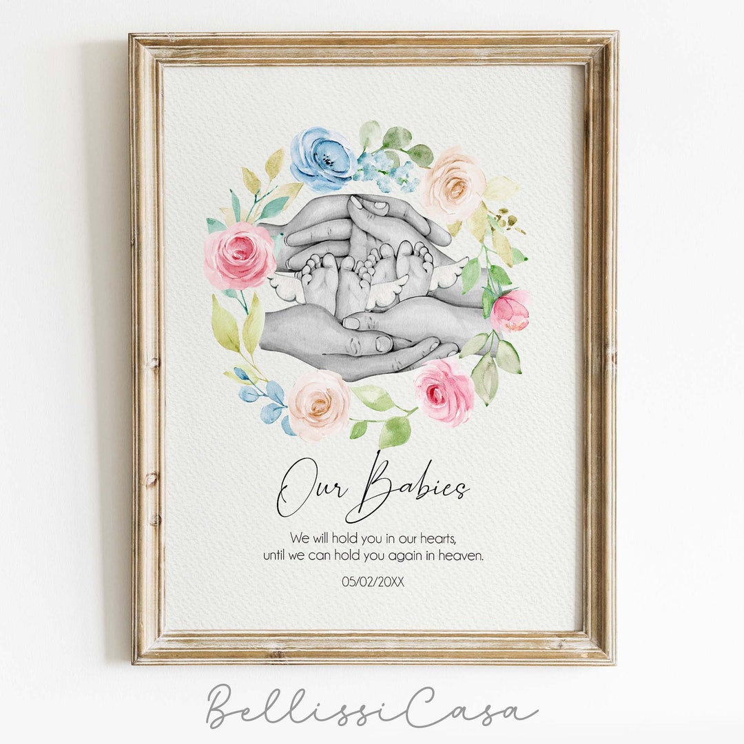 Custom Miscarriage Print Memorial Gift, Personalized Miscarriage Gift ...