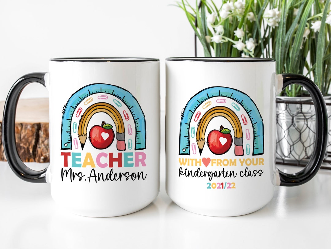 Personalized Teacher Appreciation Gift, Custom Teacher Mug, Gift for ...