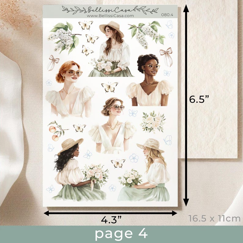 Seasonal Planner Sticker Sheets, Summer Chateau Calendar Planner ...