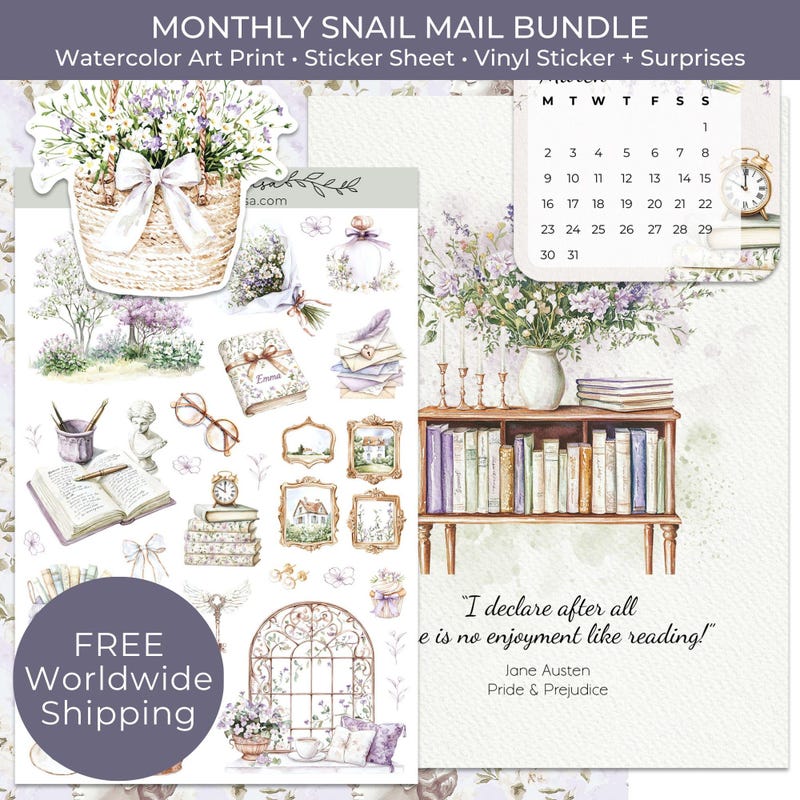 Stationary Monthly - Etsy UK