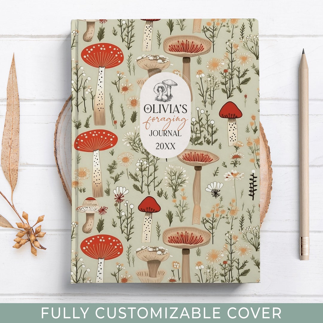 Personalized Cottagecore Journal, Custom Blank Botanist Keepsake Bullet ...