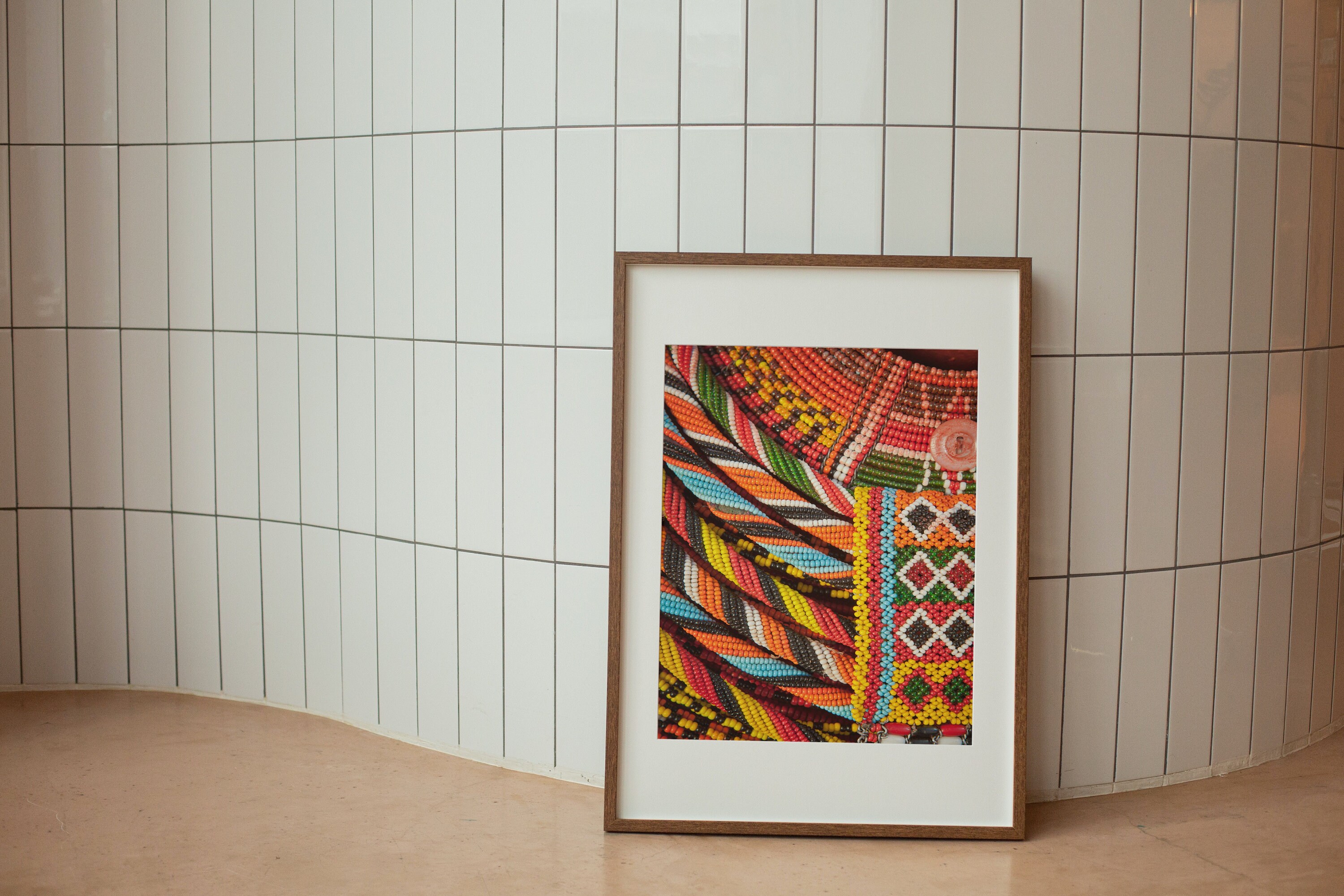 African Beads Poster, Colourful Beads, African Poster, Home Poster ...