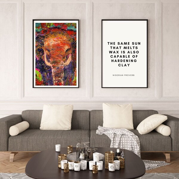 African Proverb - Etsy