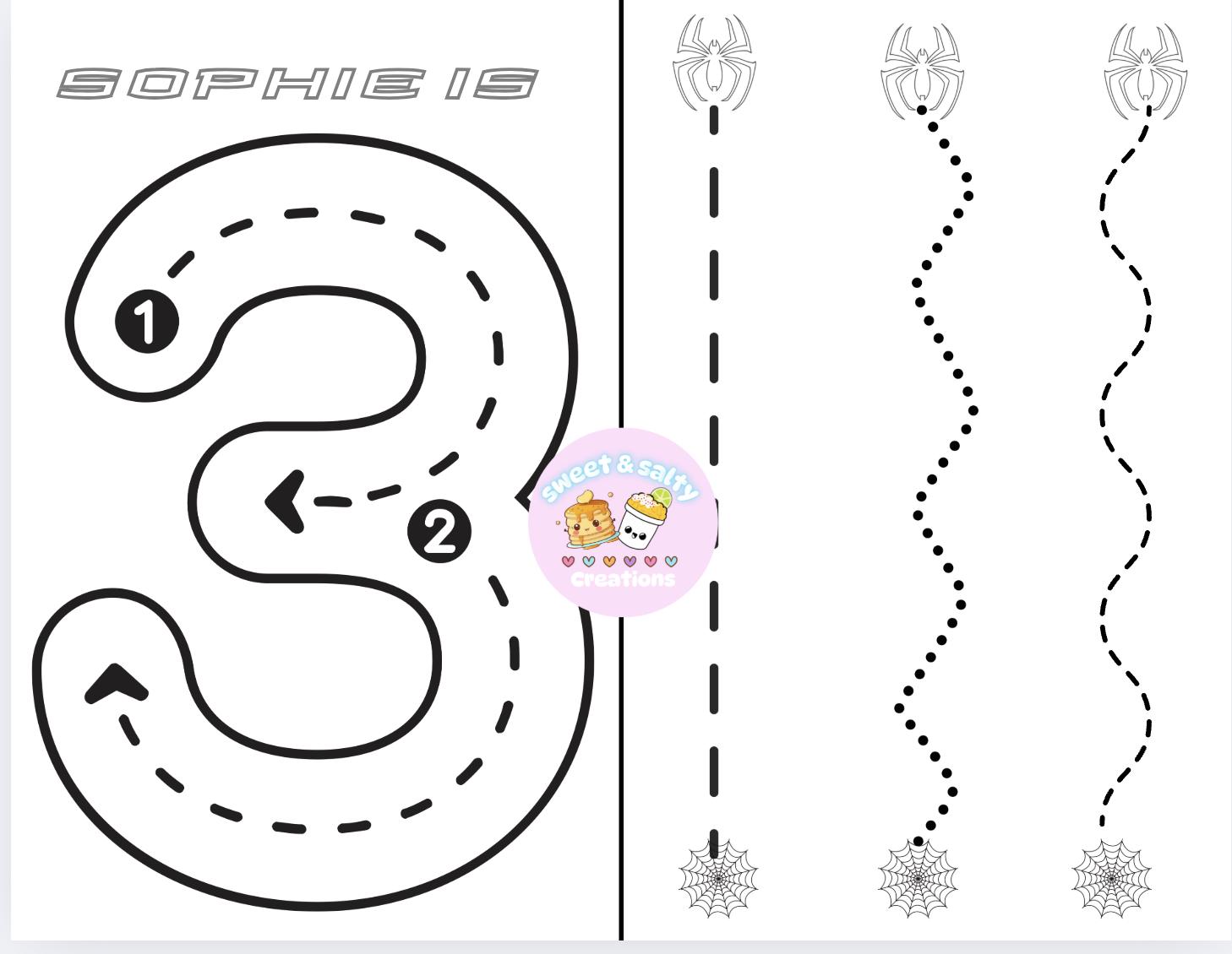 Ghost-spider Coloring Book (B&W) - Etsy
