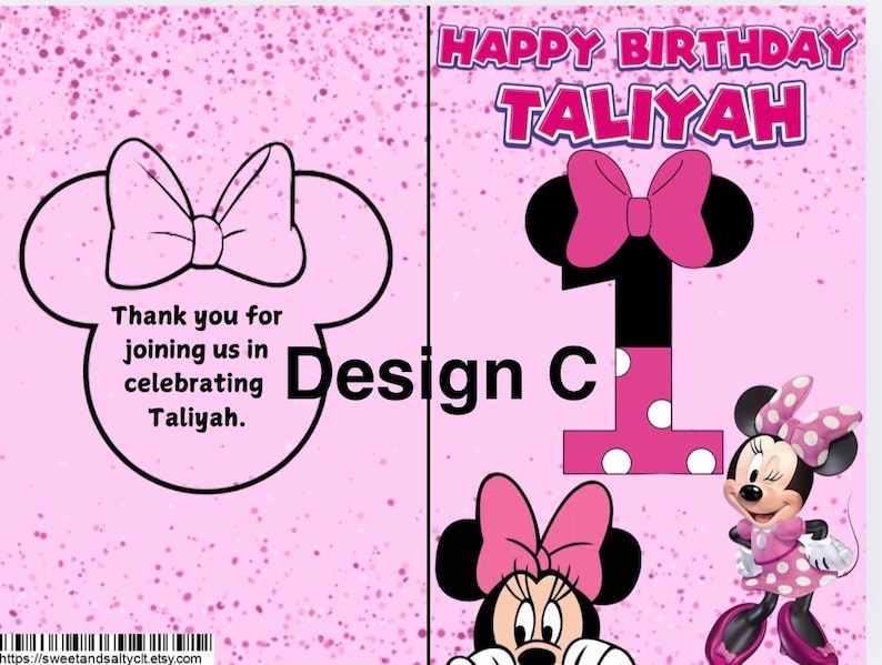 Minnie Mouse Coloring Book With Colored Cover - Etsy