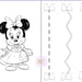 Minnie Mouse Coloring Book With Dots Cover - Etsy
